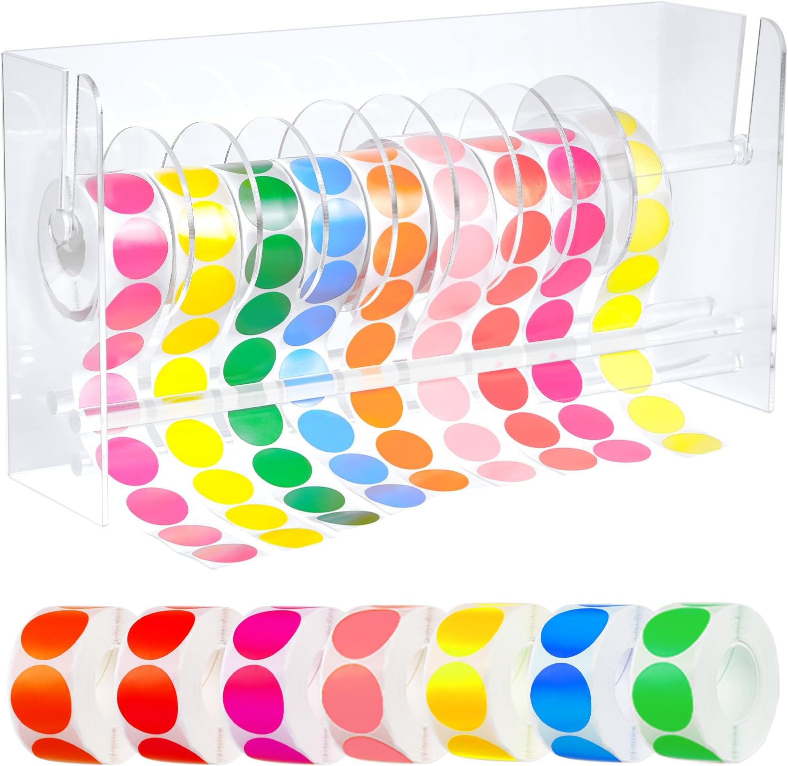 Amazon.com : FACULX 9 Disks Sticker Holder，Adjustable Label Holder ...