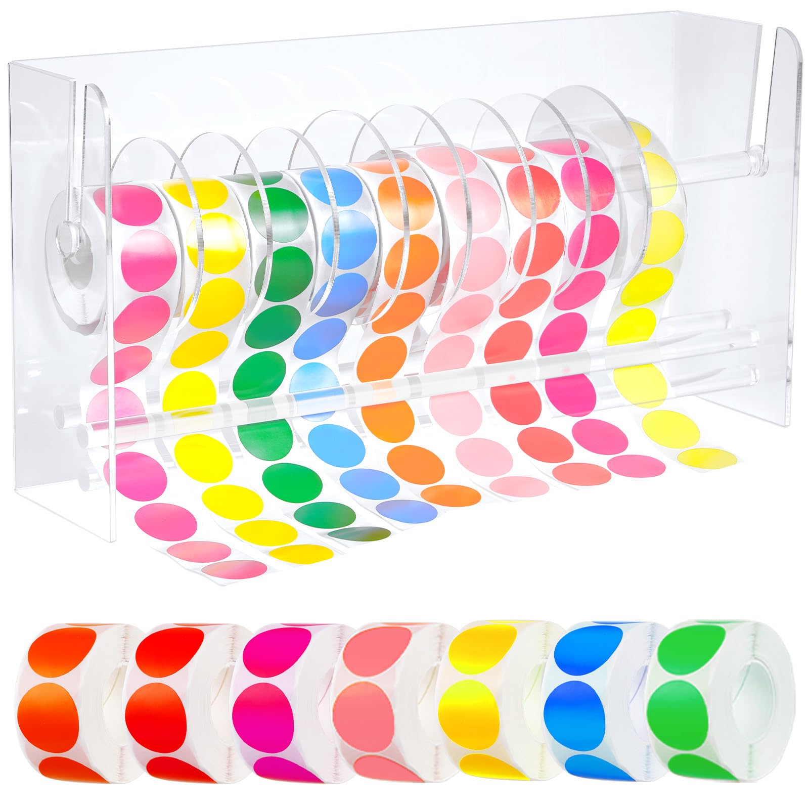 Amazon.com : FACULX 9 Disks Sticker Holder，Adjustable Label Holder ...