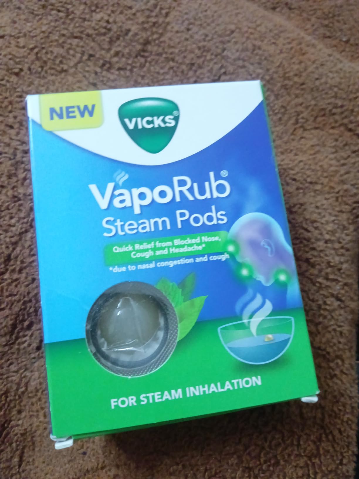 Buy Vicks VapoRub SteamPods 4s, For Steam Inhalation, Quick relief from ...