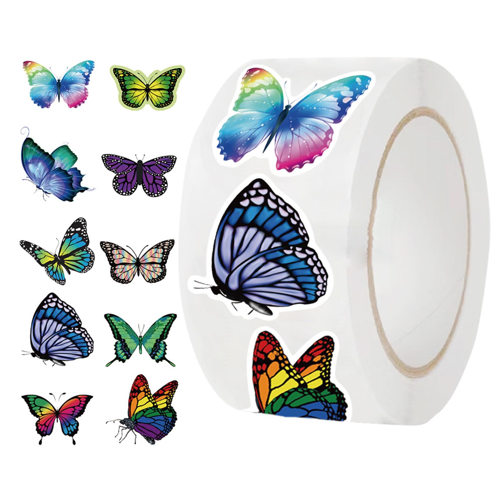 Amazon.com: 500Pcs Butterfly Stickers for Kids,1 Inch Reward Stickers ...