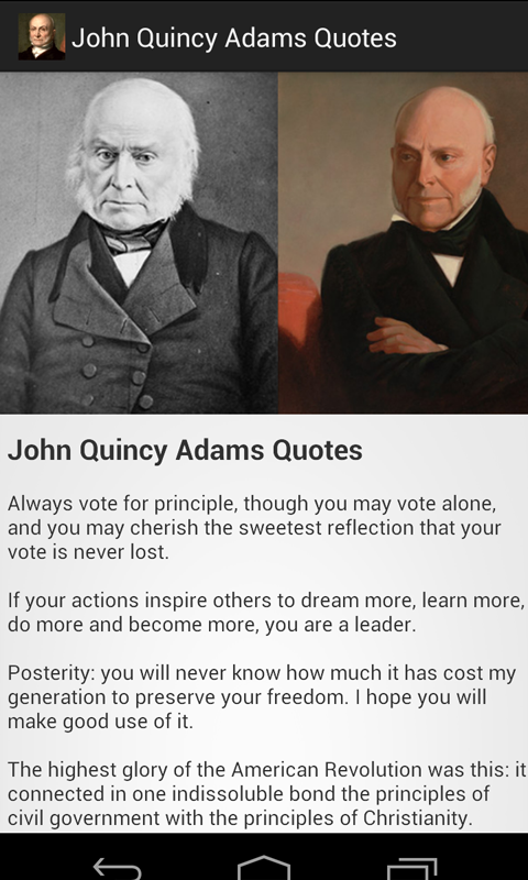 John Quincy Adams Quotes