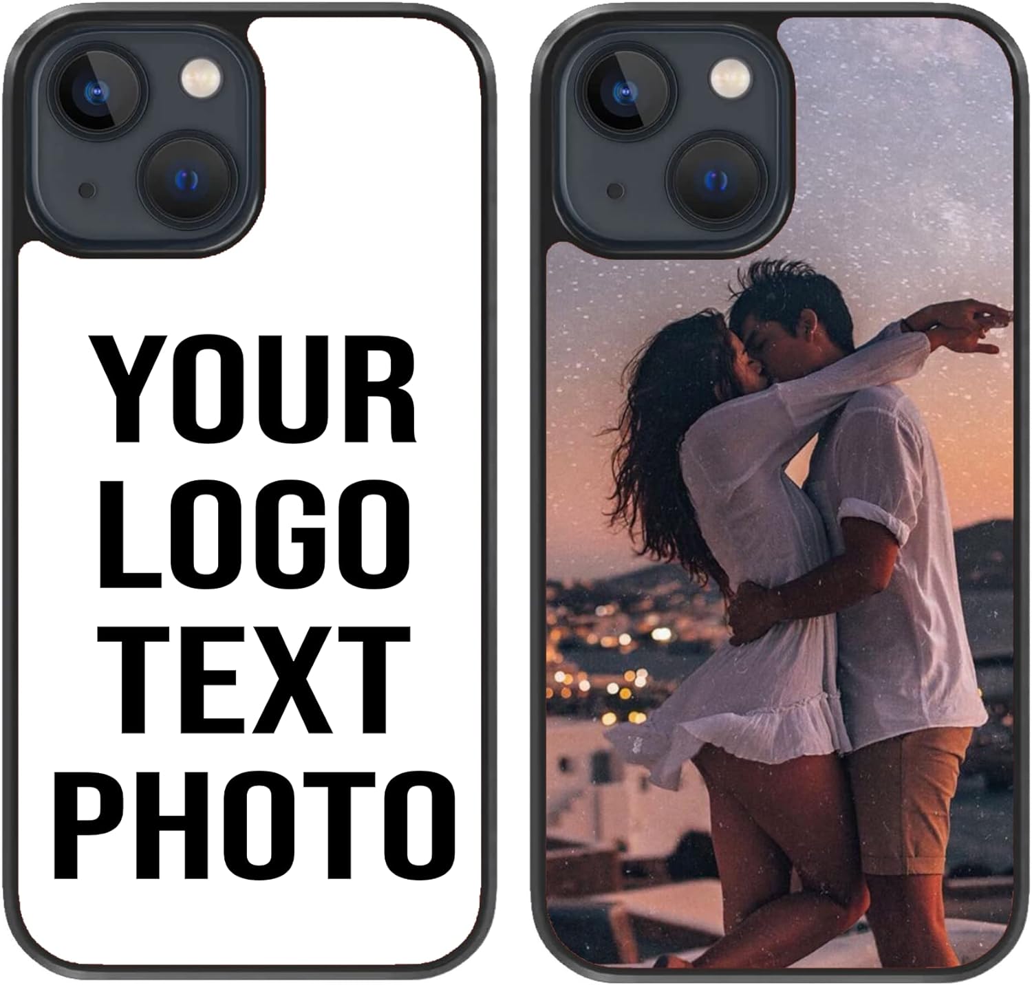 EKAM Personalised Phone Case For Apple iPhone 14, Personalised Image ...