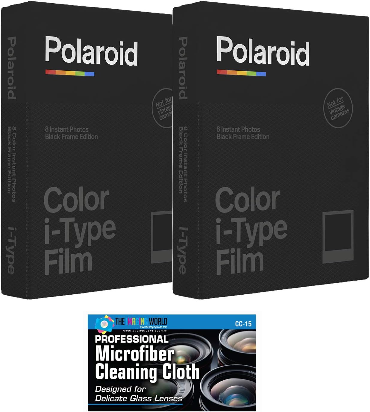 Amazon.com : Impossible/Polaroid Color Glossy Instant Film Black Frame ...