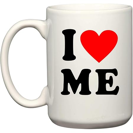 Amazon.com | I LOVE ME Mug Cup - 11 ounces: Modern Family Mug: Coffee ...