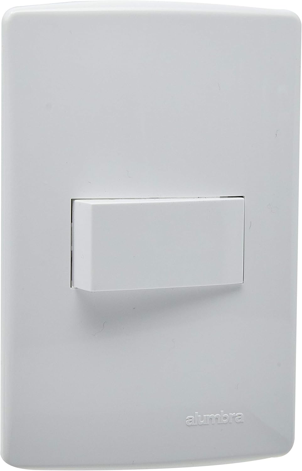 Conjunto 1 Interruptor Simples com Placa 4X2, Alumbra, Bianco Pro 85010 ...