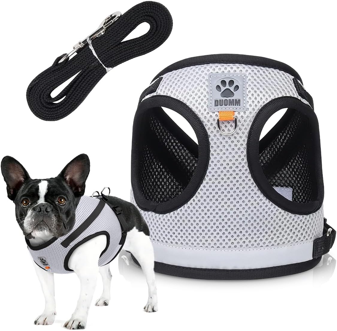 DAQI Arnés para Perro Mediano Pequeño,con Lineas Reflecantes,1.2m ...