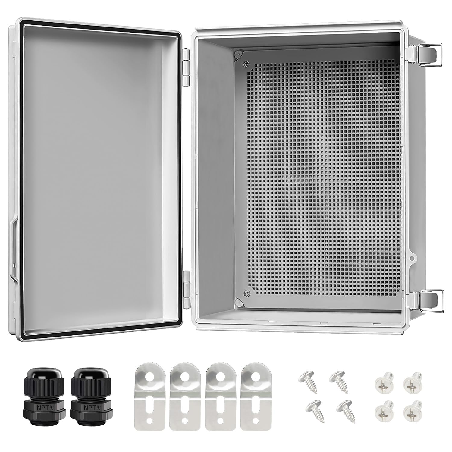 Snapklik.com : LeMotech Electrical Box, IP67 Waterproof Hinged Cover ...