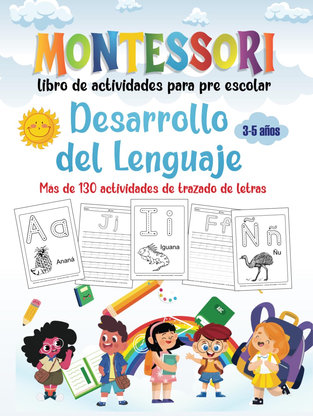 Montessori libro de actividades para pre escolar desarrollo del ...