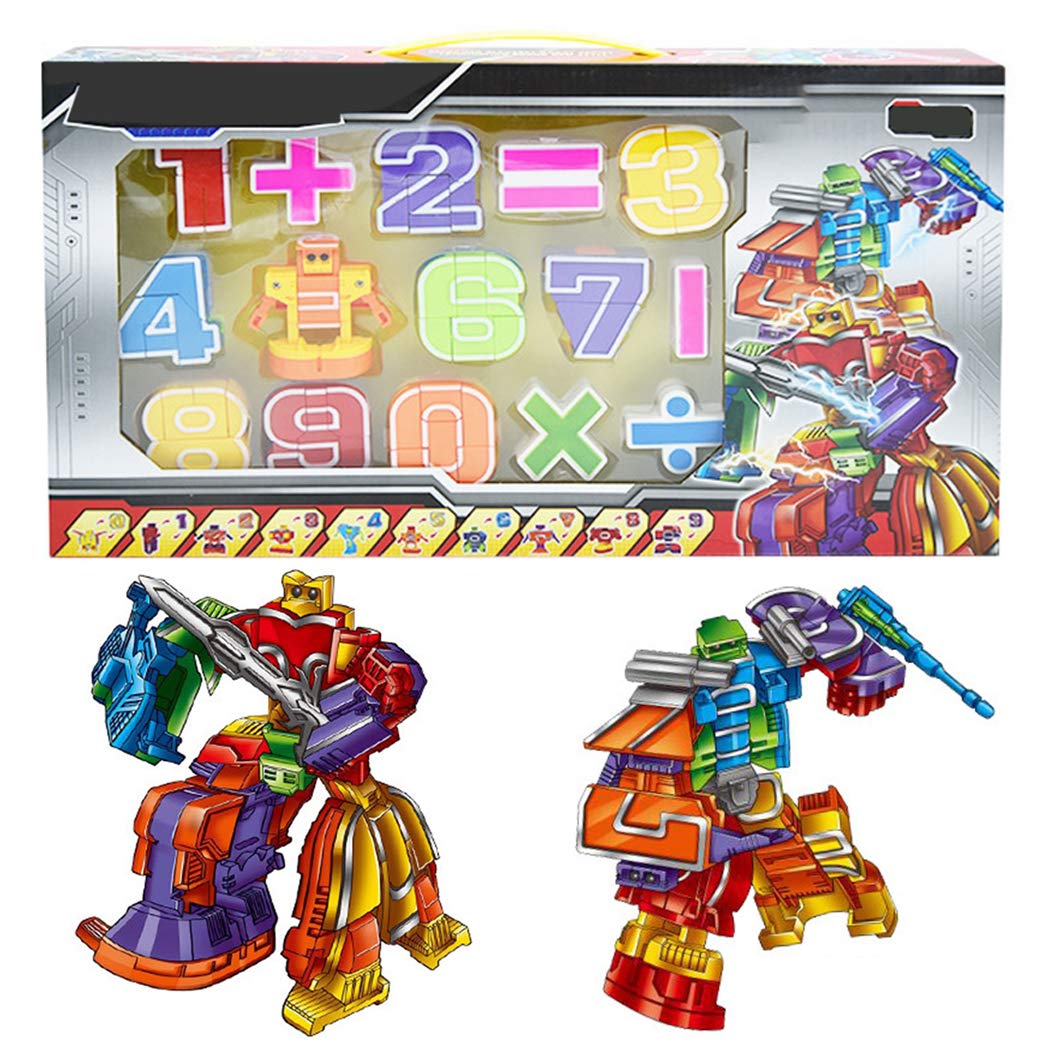 Buy Dorakitten Kids Transforming Robot Toy Set Creative Funny Alphabet ...