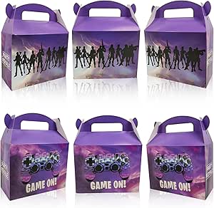 Amazon.com: 10PCS Fort-nites Theme Treat Boxs for Party Boxes with ...