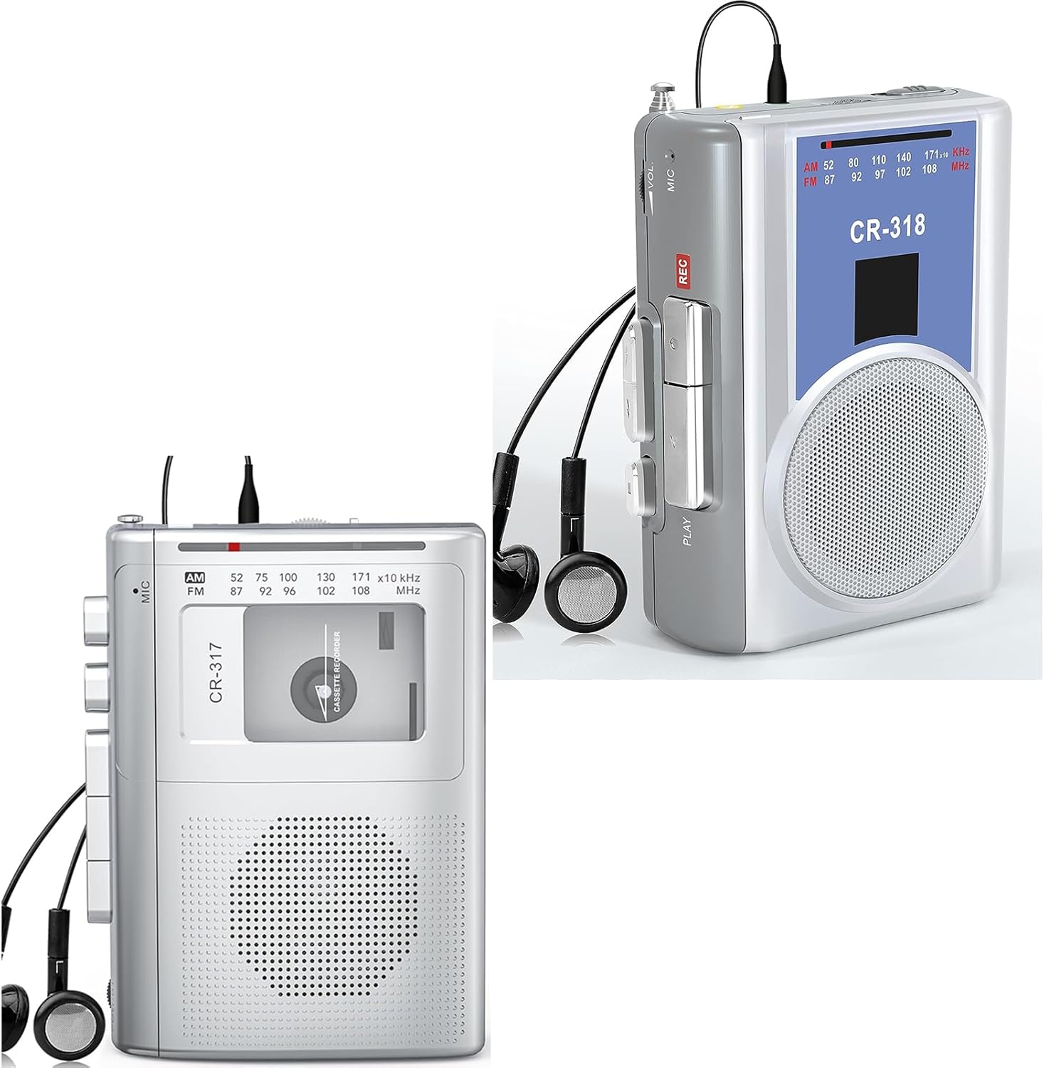 Amazon.com: Walkman Cassette Player Recorder with AM FM, Portable ...