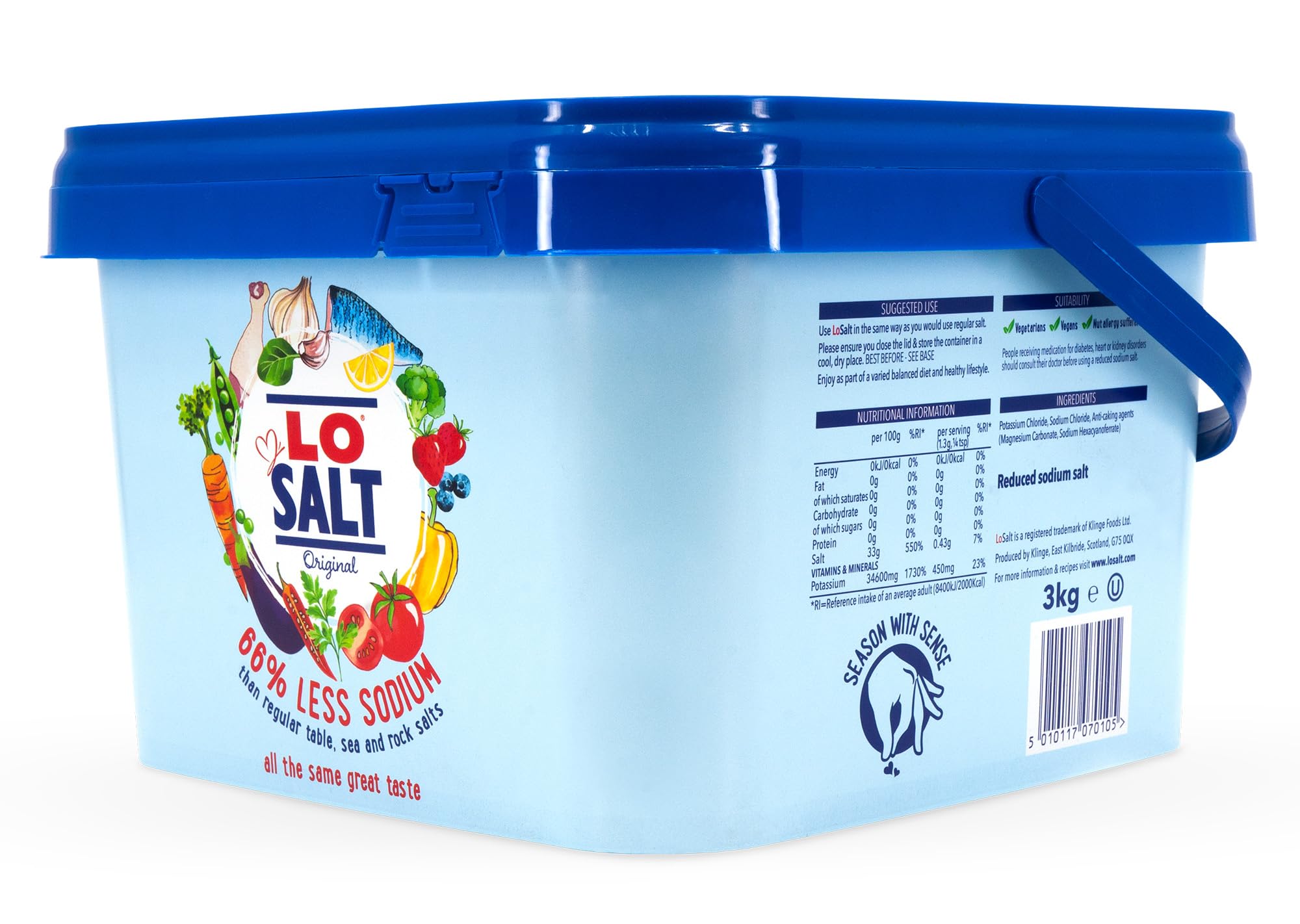 LOSALT – Reduced Sodium Salt | Original (non-iodised) | Great Tasting ...