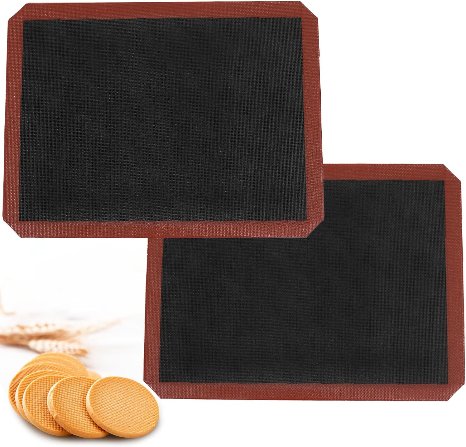 Amazon.com: Silicone Perforated Baking Mats, 2 PCS Non-Stick Eclair ...