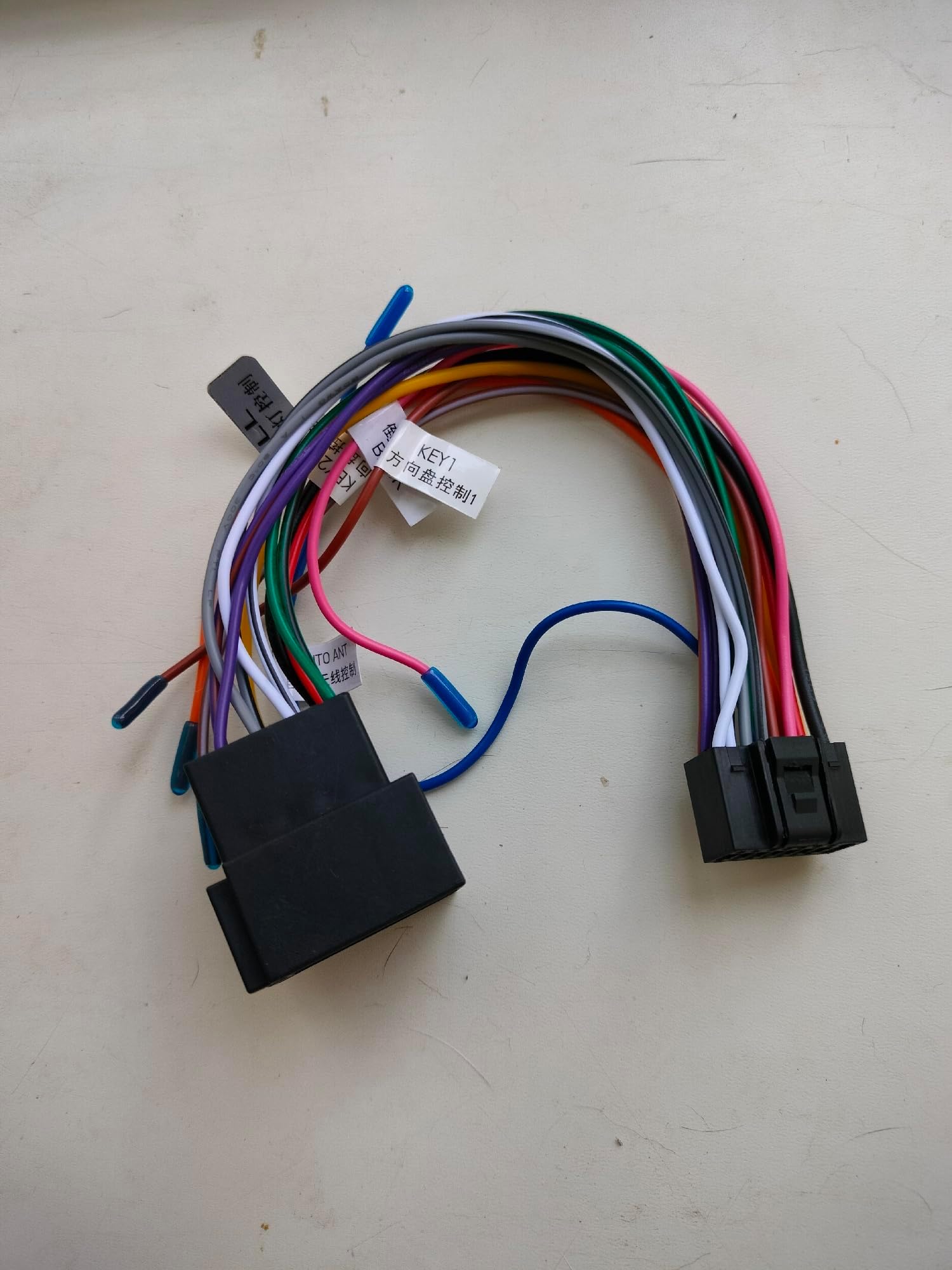 XTRONS Car ISO Harness Adapter Connector Cable with High to Low ...