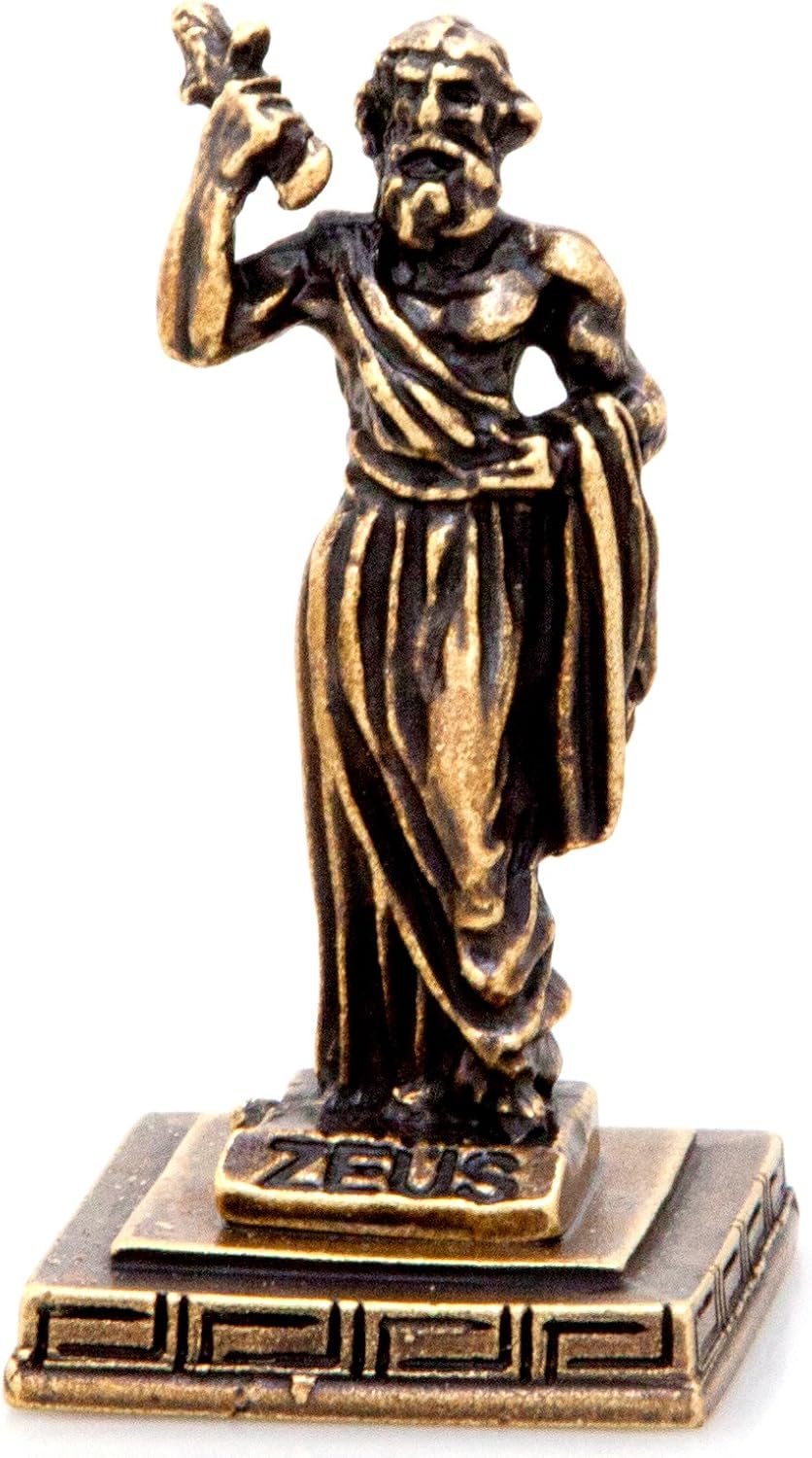 IconsGr Ancient Greek Zamac Miniature Statue of Zeus (1332) : Amazon.co ...