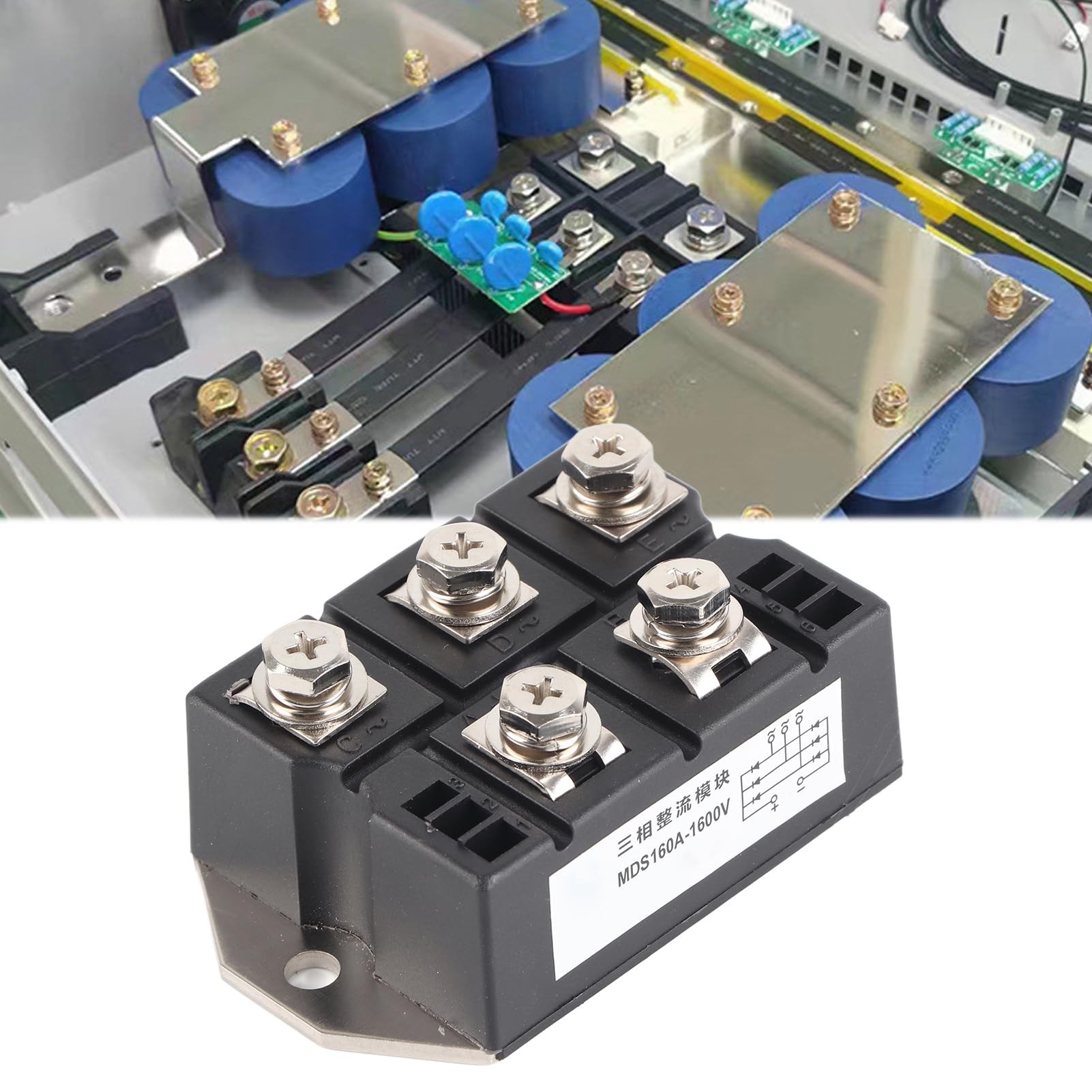 Boost Controller Black Three Phase Diode Bridge Rectifier 100A High ...
