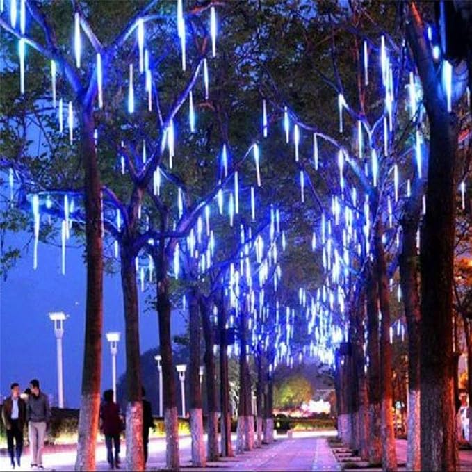 Amazon.com : LED Meteor Shower Rain Lights,Outdoor String Lights ...