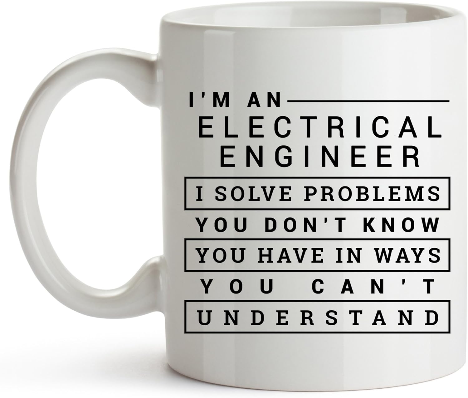 Amazon.com | YouNique Designs Electrical Engineer Mug, 11 Ounces, Funny ...
