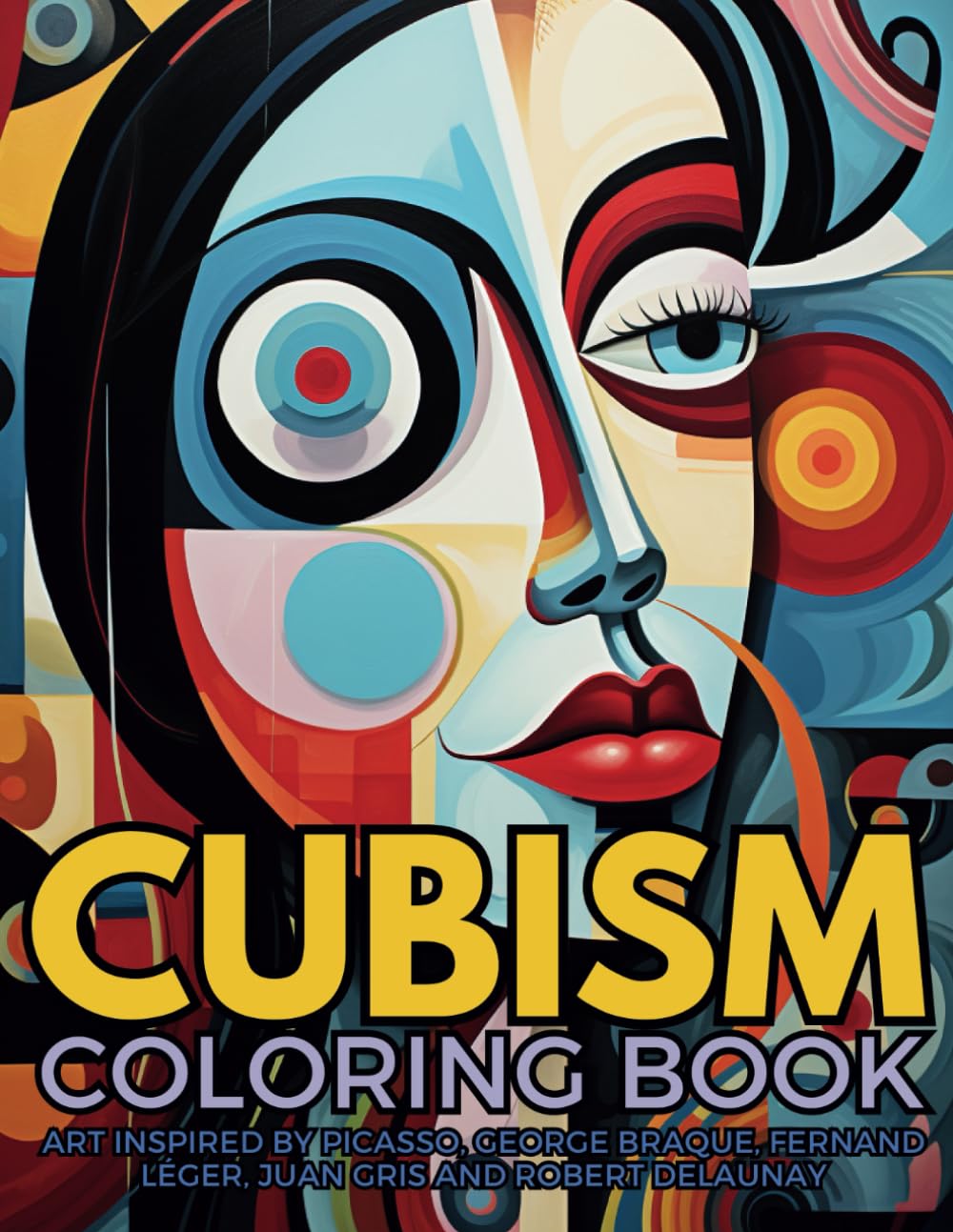 Cubism Coloring Book with art inspired by Picasso, George Braque ...