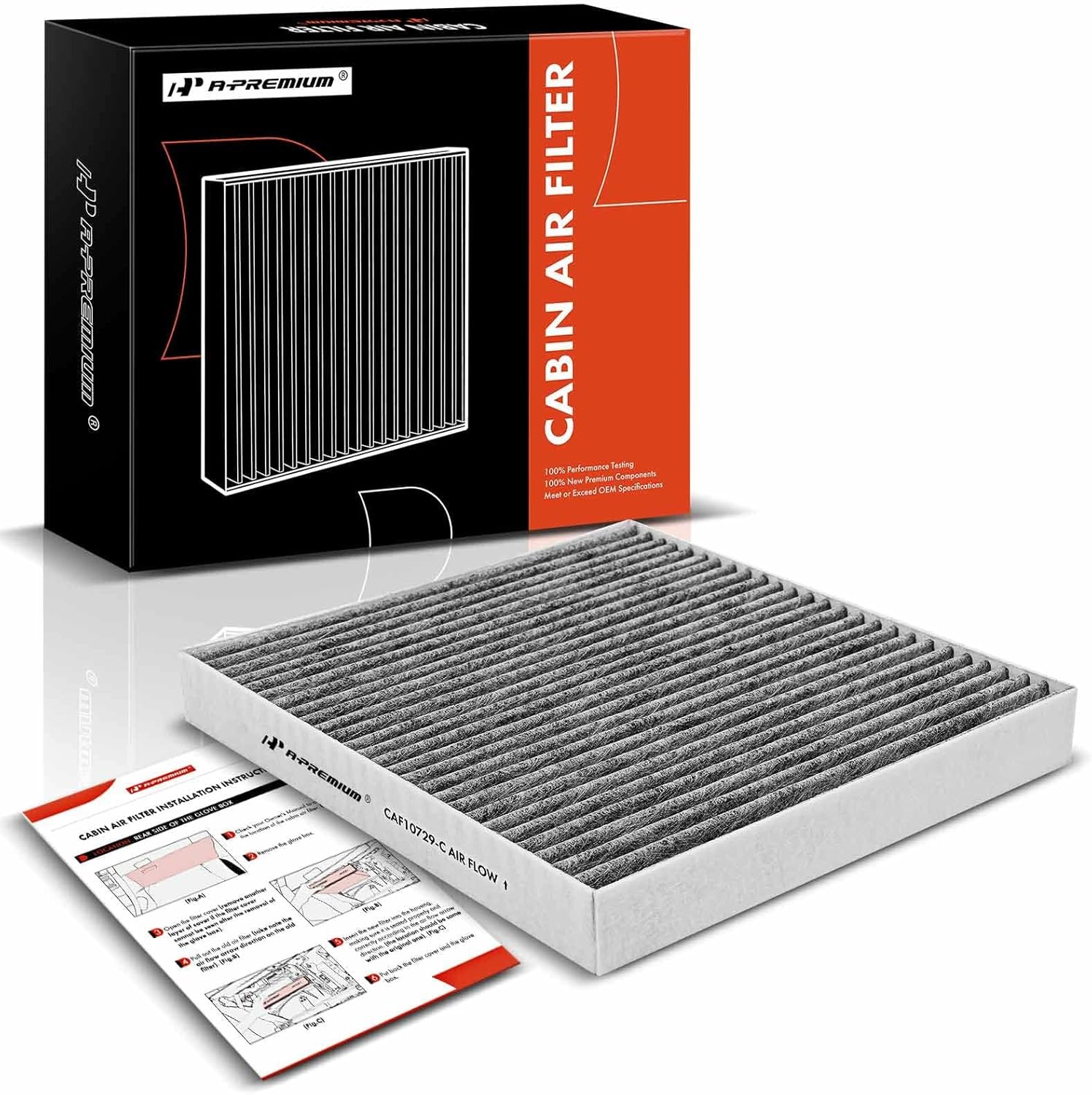 Amazon.com: A-Premium Cabin Air Filter with Activated Carbon Compatible ...
