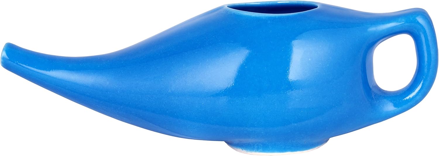 WG inc Ceramic Neti Pot - Nasal Cleaning Cup for Sinus & Congestion ...