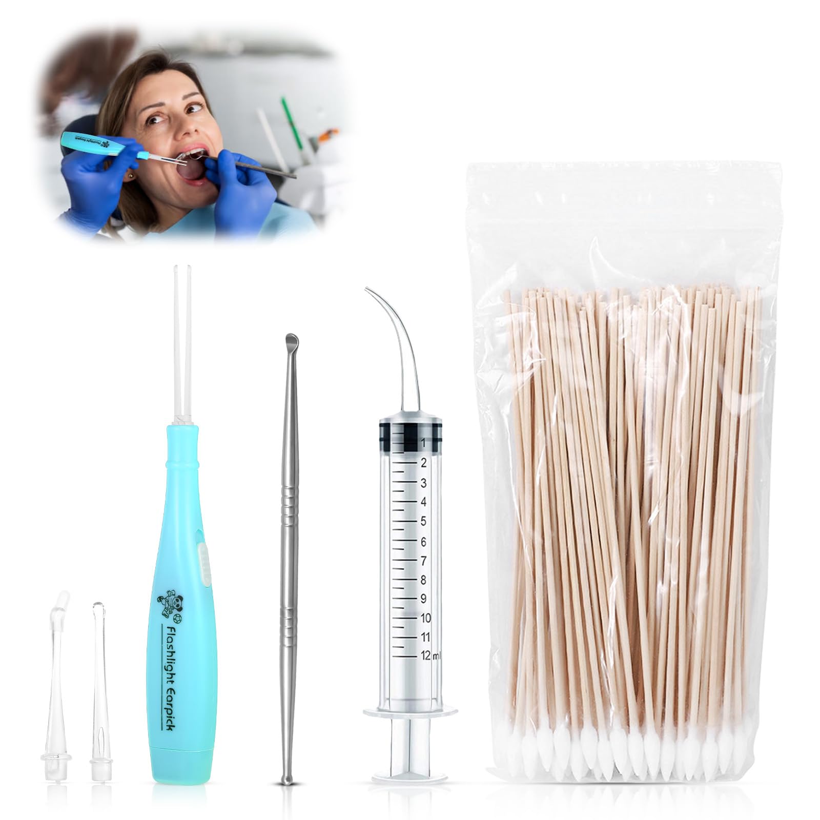 Buy Tonsil Stone Removal Set,1 Stainless Steel Tonsil Stone Remover ...