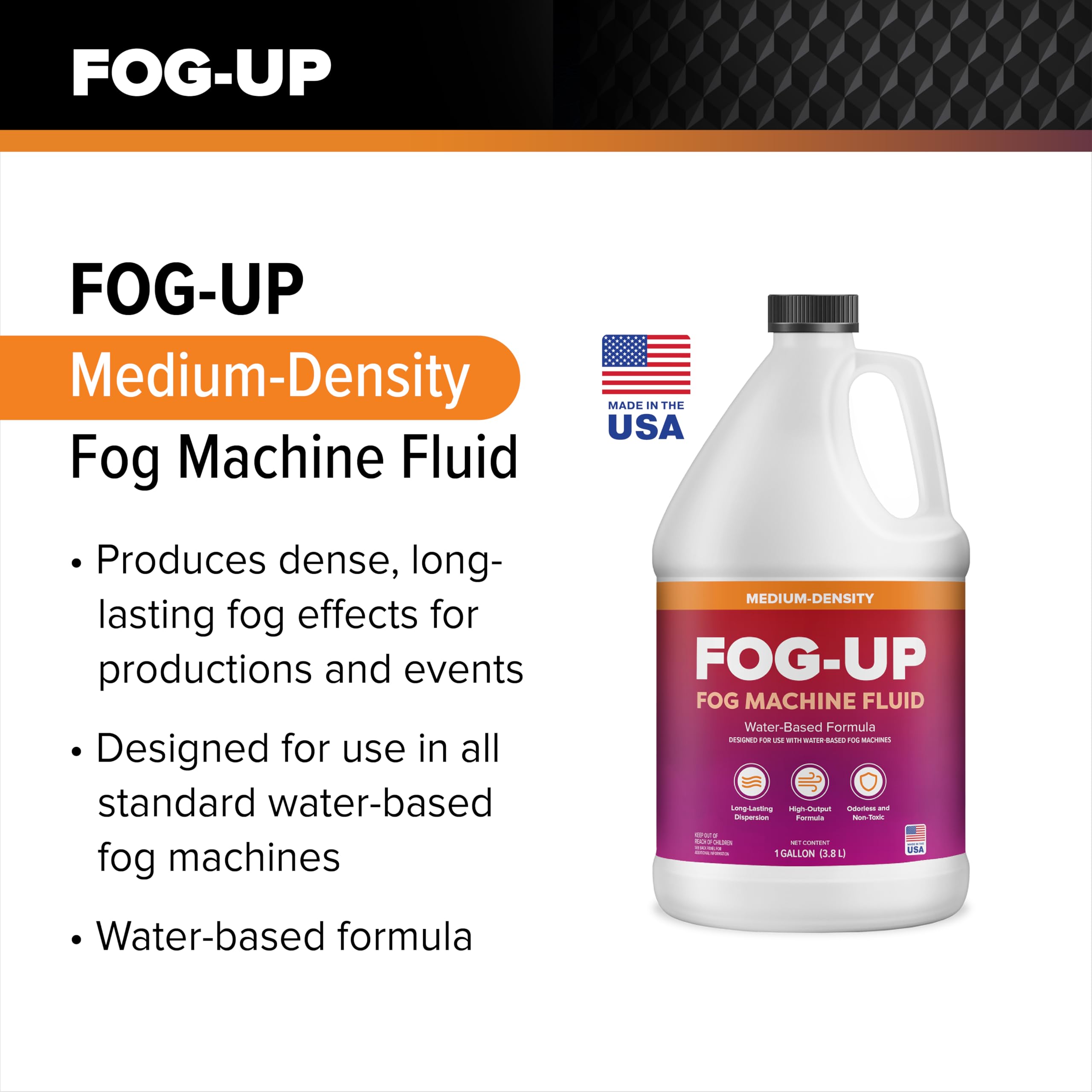 Snapklik.com : FogUp Medium Density Fog Juice - Extremely Long Lasting ...