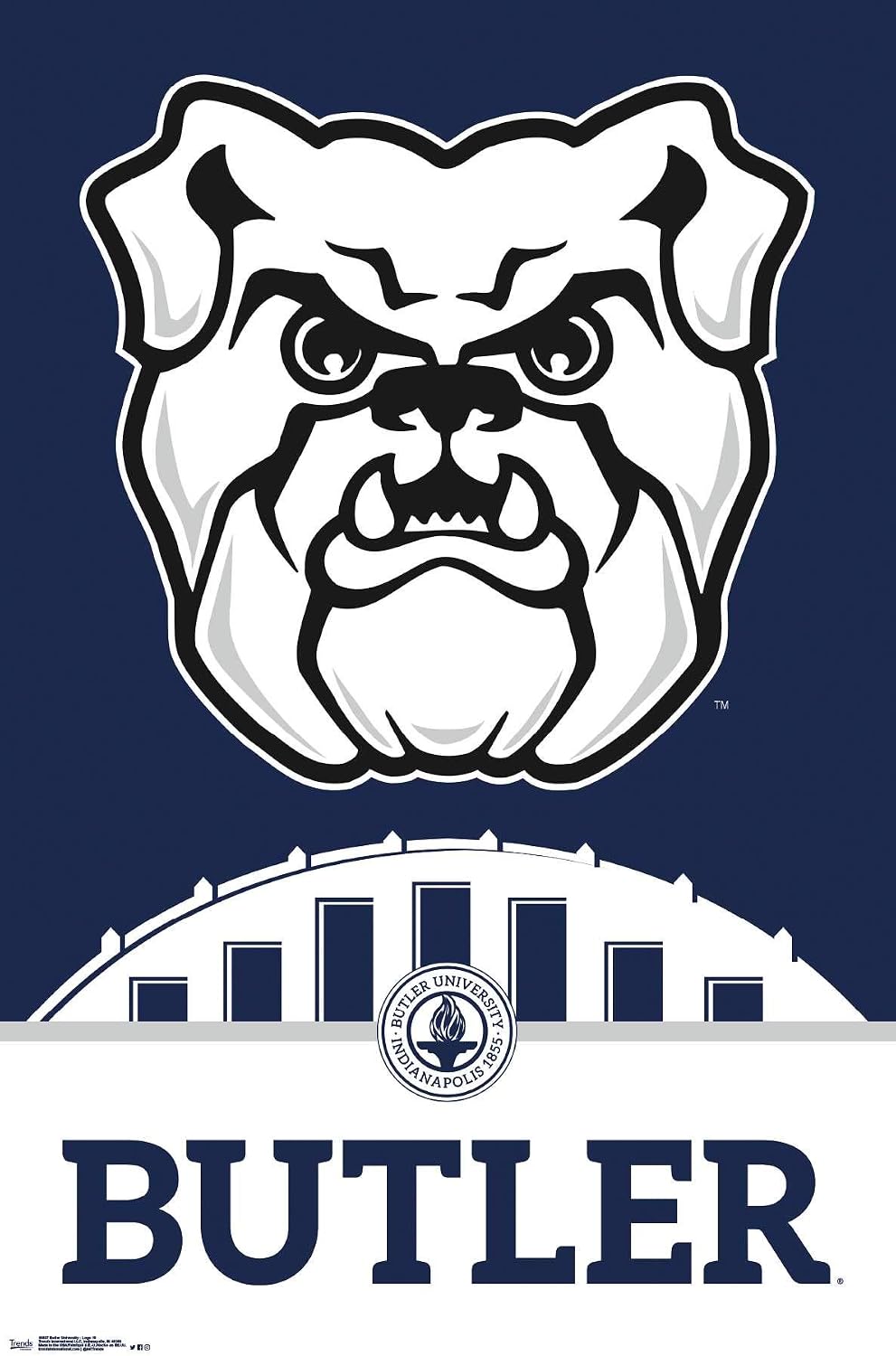 Amazon.com: Trends International Collegiate - Butler University - Logo ...