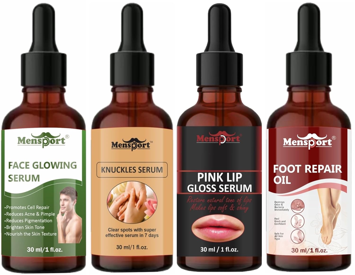 Mensport Face Glowing Serum, Knuckles Serum (Clear Spot with Super ...