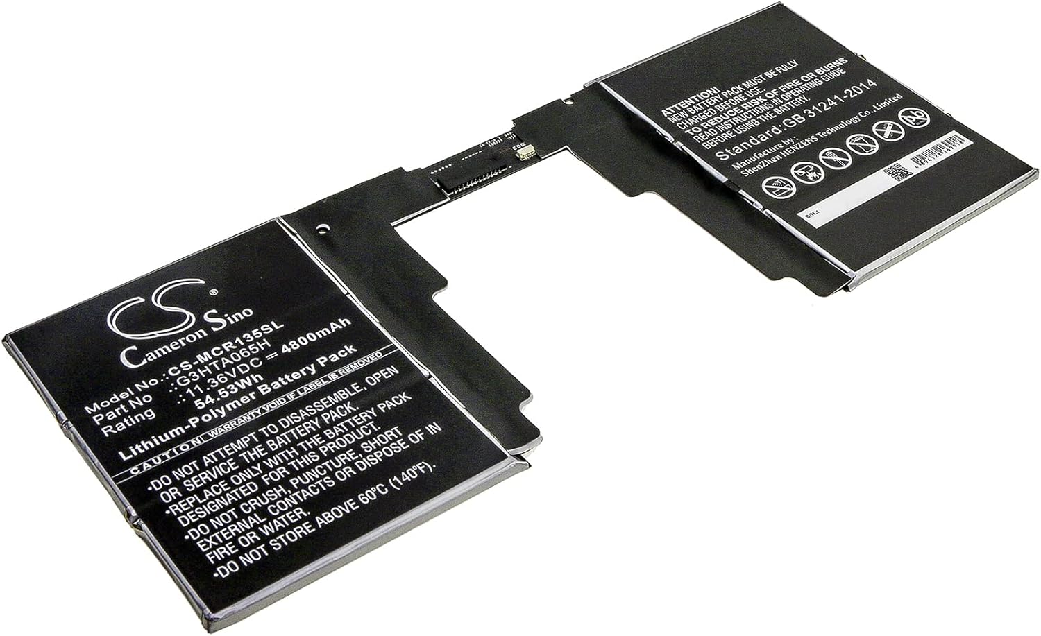 Amazon.com: Cameron Sino New 4800mAh Battery for Surface Book 3 13.5 ...