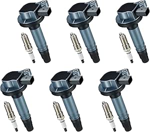 Amazon.com: BDFHYK Ignition Coil Pack UF553 and Iridium Spark Plugs SP589 Compatible with Ford ...