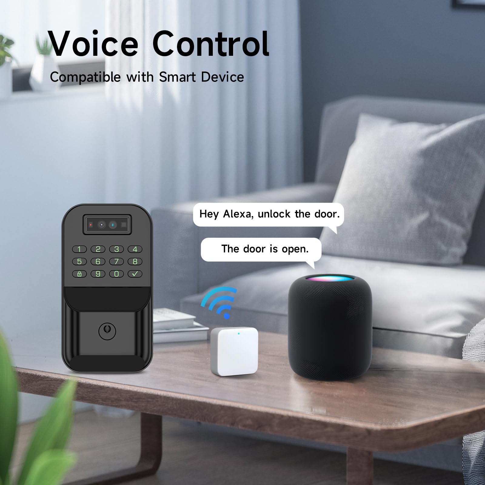 Snapklik.com : Keyless Entry Smart Deadbolt & Palm Recognition Vein ...