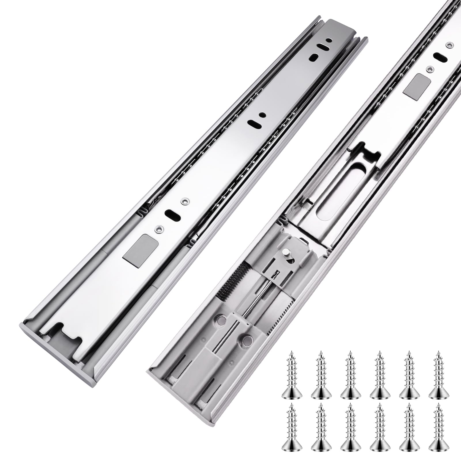 Snapklik.com : 16 Inch Drawer Slides 1 Pairs