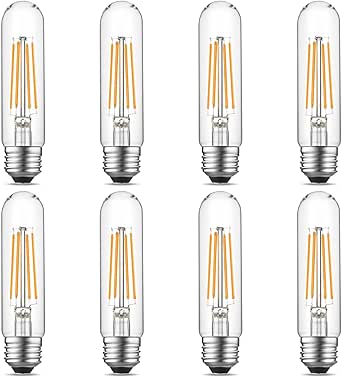 Gozelux Dimmable E26 LED Bulb 6W Equal 60 Watt Warm White 2700K E26 ...