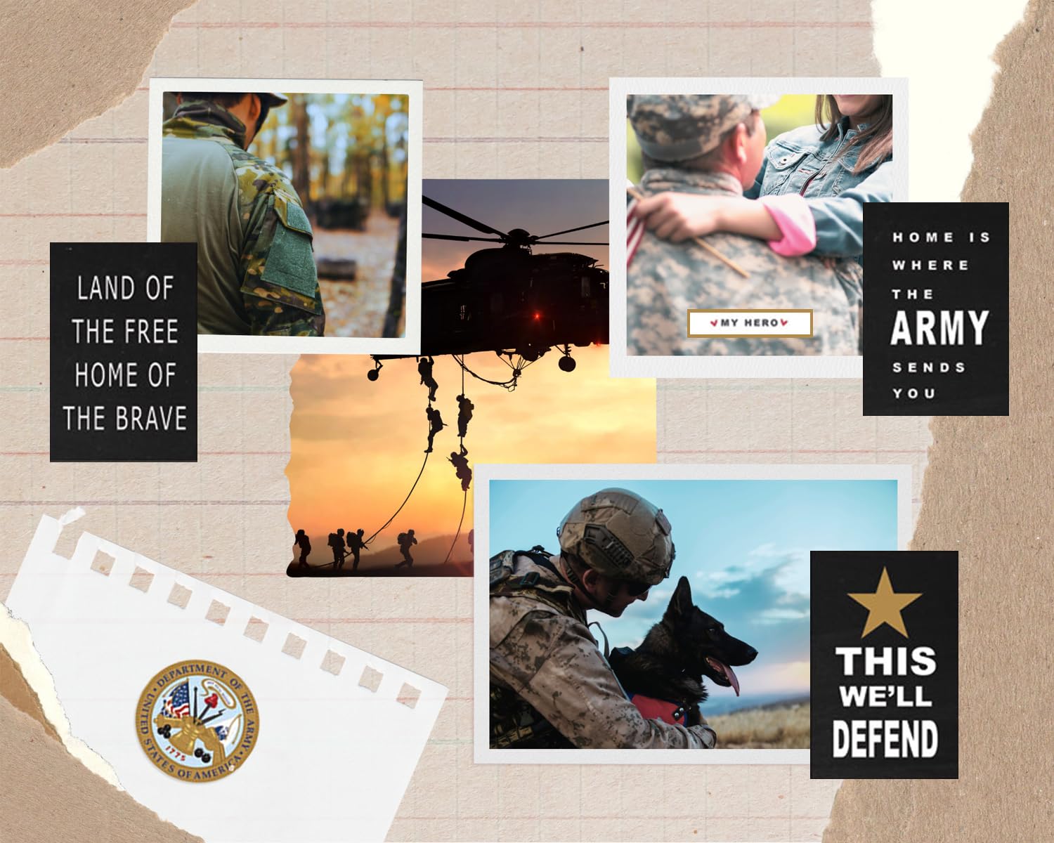 Snapklik.com : US Army Stickers For Scrapbooking - United States Army ...