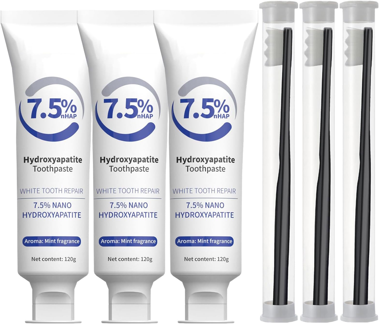 Amazon.com: 7.5% Hydroxyapatite Toothpaste, 7.5 White Tooth Repair, 7.5 ...