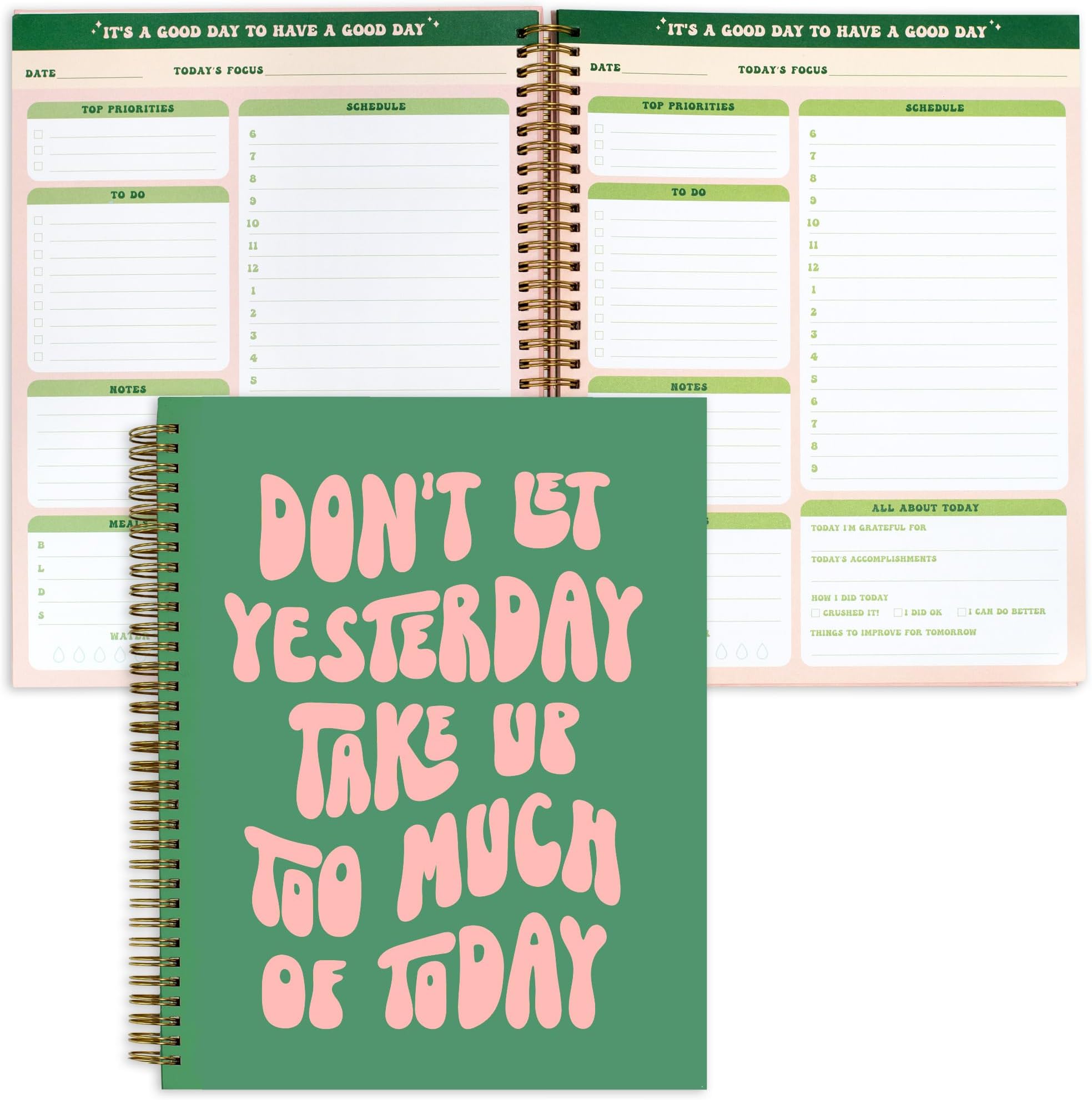 Amazon.com : AT-A-GLANCE Standard Diary Undated Daily Reminder, 6 x 8. ...