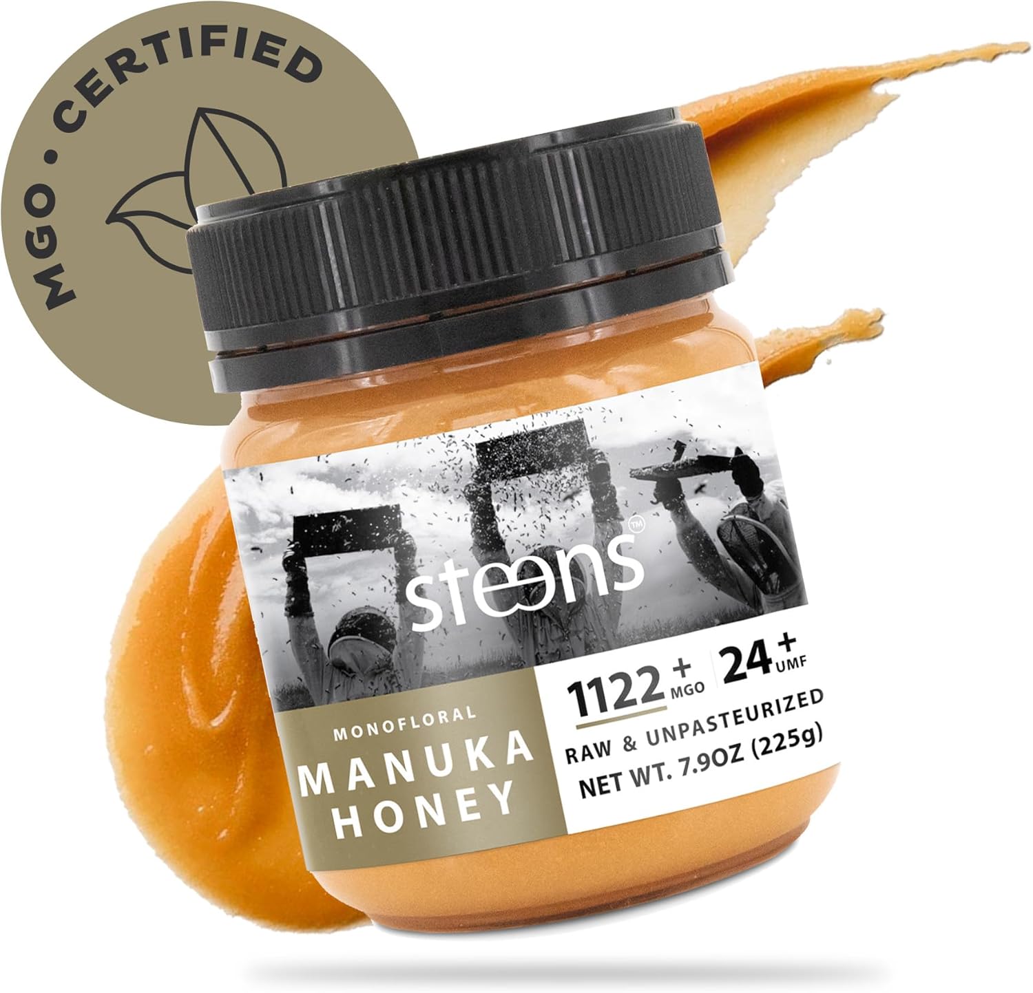 Steens Manuka Honey MGO 1122+ Pure & Raw 100% Certified UMF 24+ Manuka ...