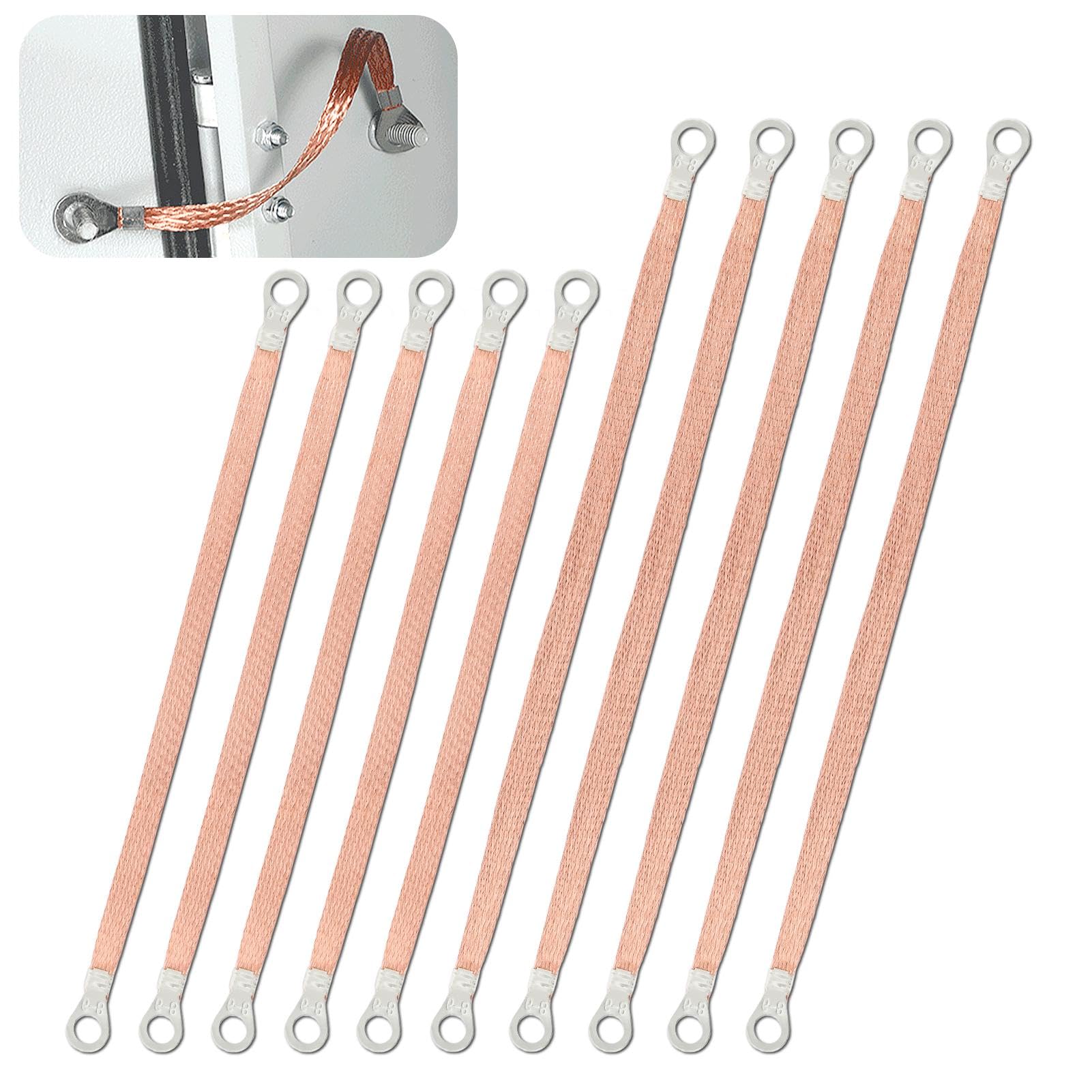 Amazon.com: 10pcs Automotive Engine Grounding Strap, 10/12 inch Engine ...