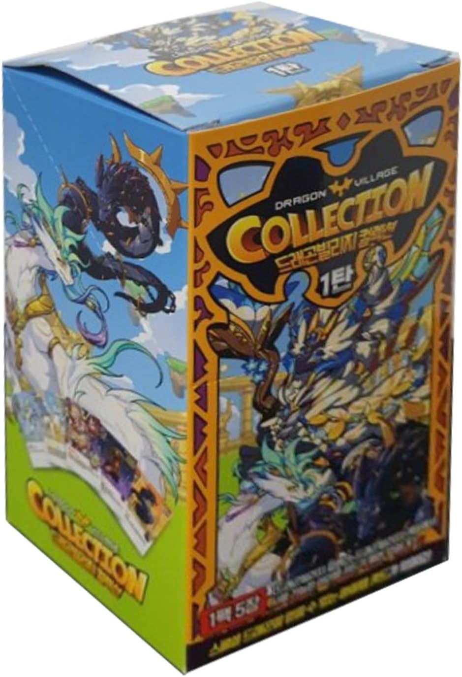 Amazon.com: Dragon Village Collection Card Vol.1 Box(30 Packs) Korean ...