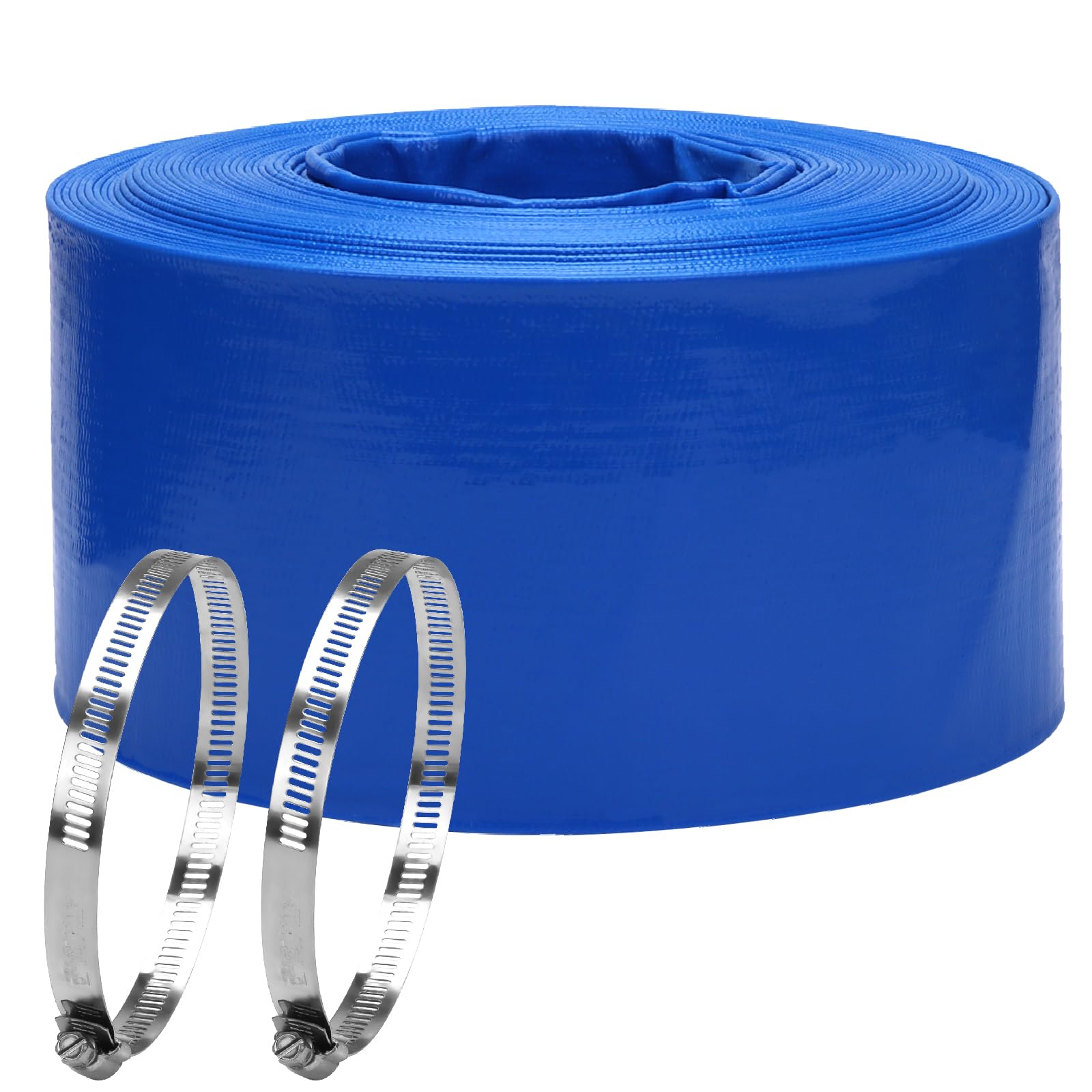 Snapklik.com : DERPIPE Lay-Flat Pool Backwash Hose - 4" X 100Ft ...