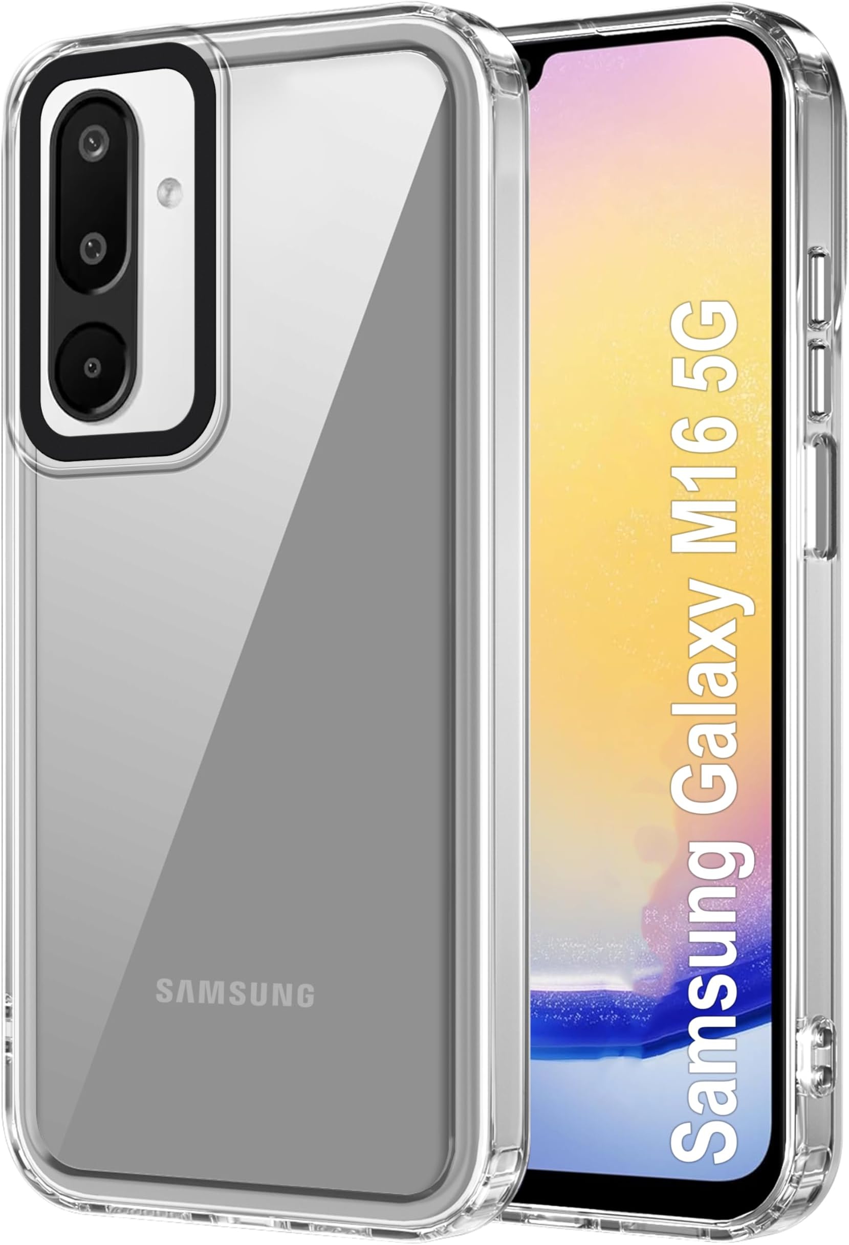 amazon basics Back Case Cover for Samsung Galaxy M16 5G | Compatible ...