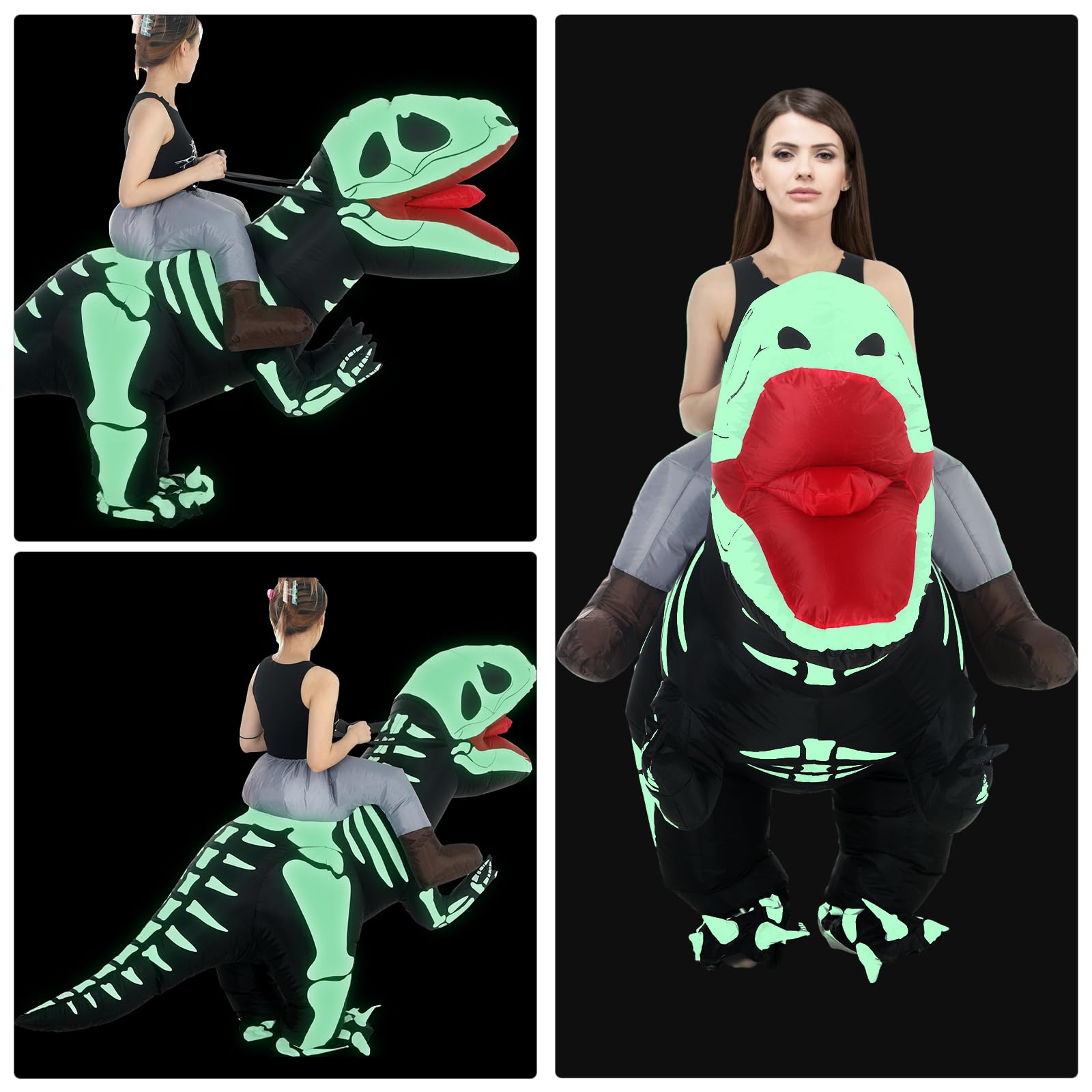 Snapklik.com : Panitay Halloween Inflatable Dragon Costume Glow In The ...