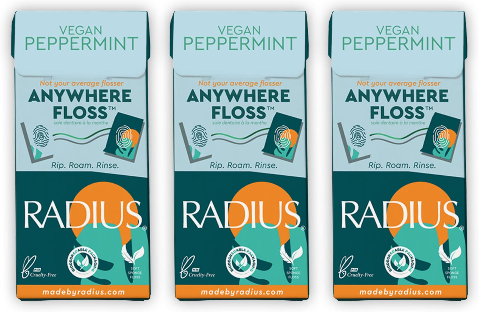 Amazon.com : Floss Singles Dental Floss Dispenser Box, Light Green ...