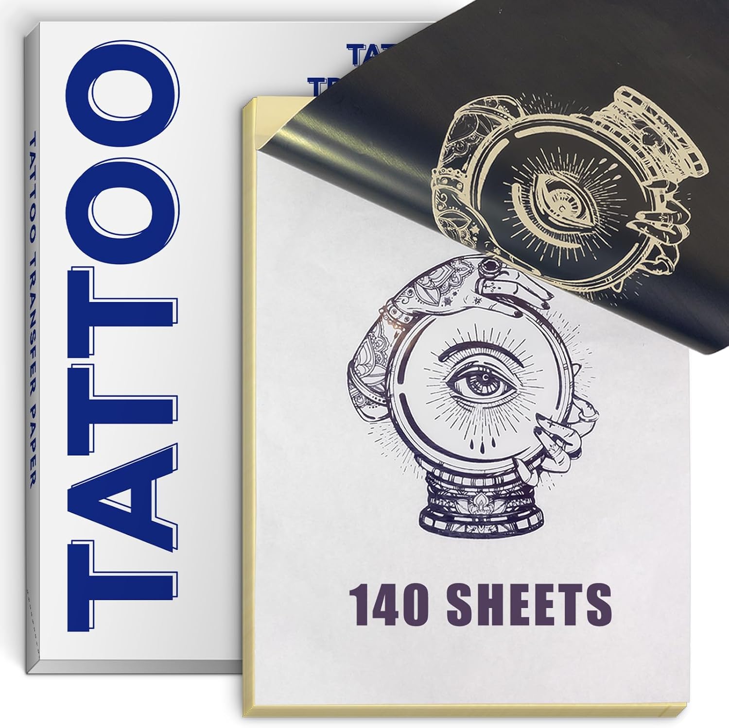 Amazon.com : ANSTEEP Tattoo Transfer Paper - 140 PCS Tattoo Stencil ...
