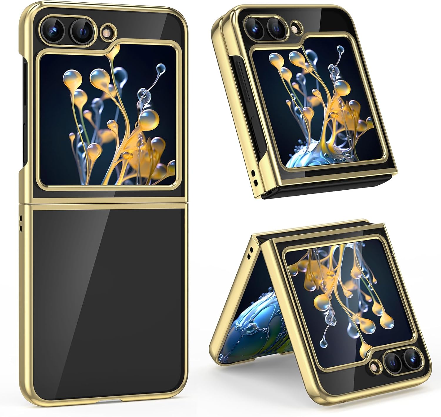 Amazon.com: MATEPROX Clear Cases for Samsung Galaxy Z Flip 5 Case, Slim ...