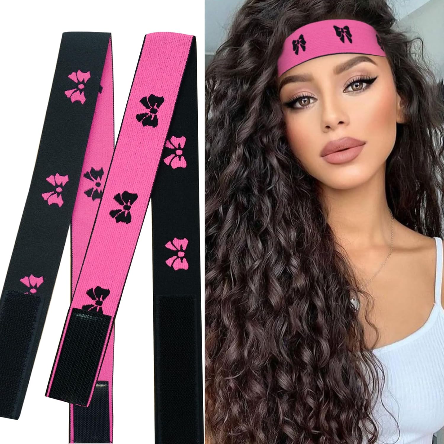 Amazon.com : BUPPLER Wig Band 2PCS Wig Elastic Bands for Keeping Wigs ...