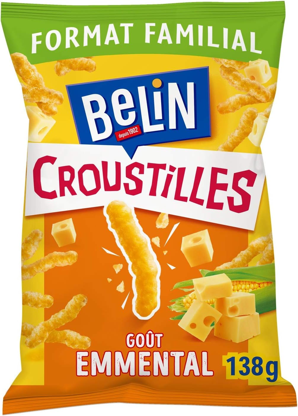 Belin Emmental Flavour Chips 131g : Amazon.co.uk: Grocery