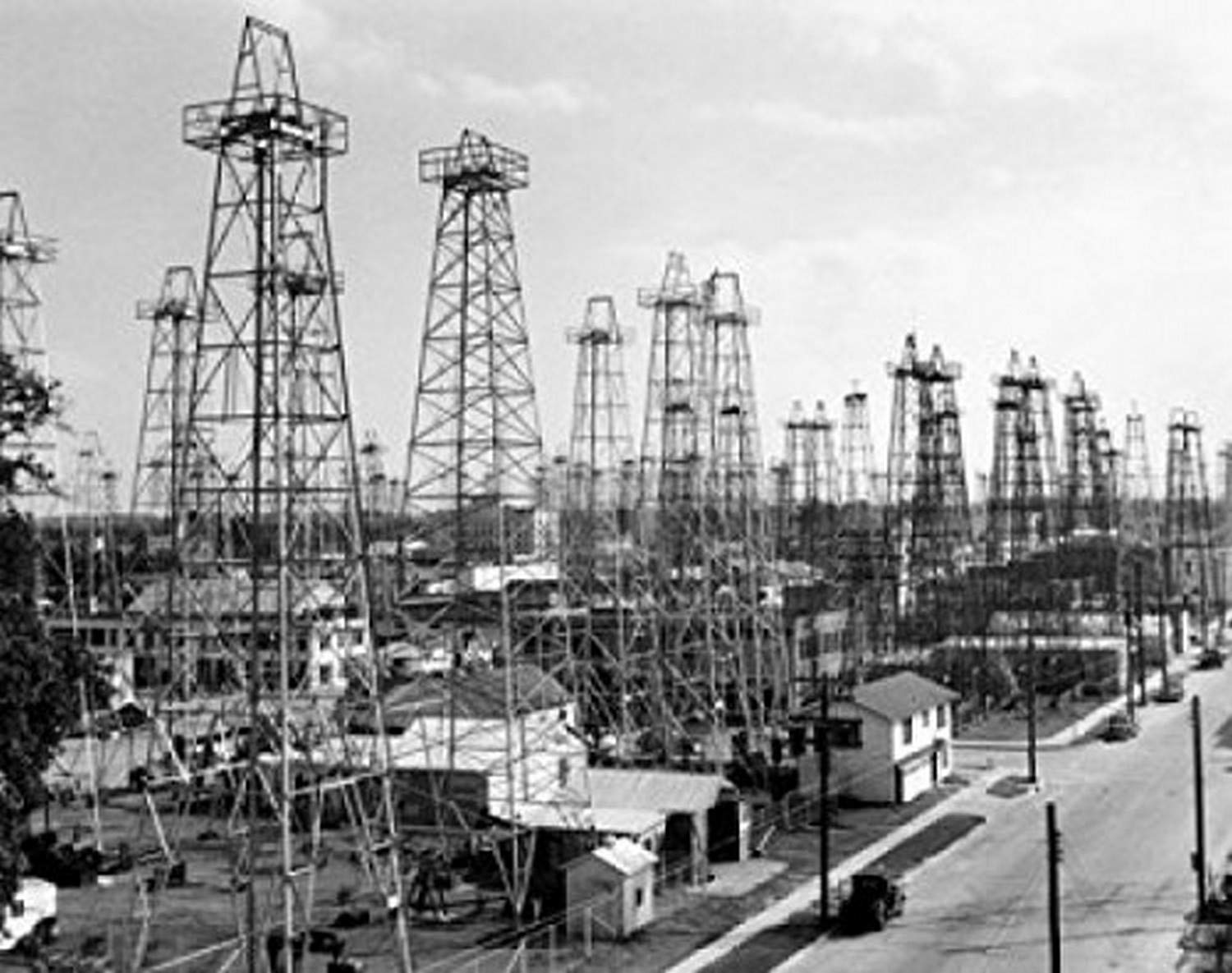 Oil Derricks In Texas