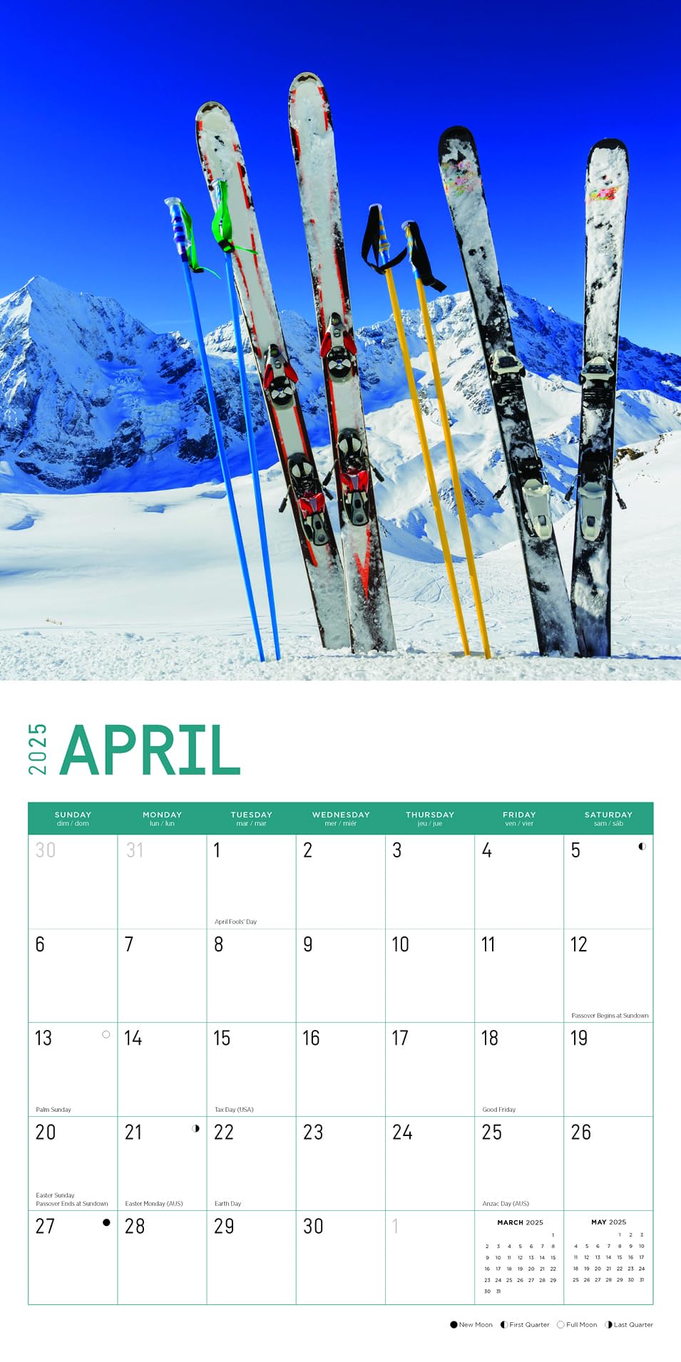 Nordic Ski Calendar FIS Nordic Combined READY To Make